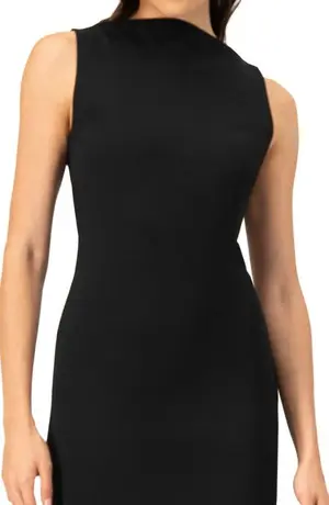IVONNE Sleeveless Midi Dress With Slit