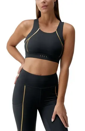 BORN LIVING YOGA Support Performance Sport Top - Black