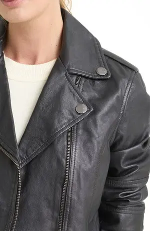 VELEZ Sheep Leather Biker Jacket
