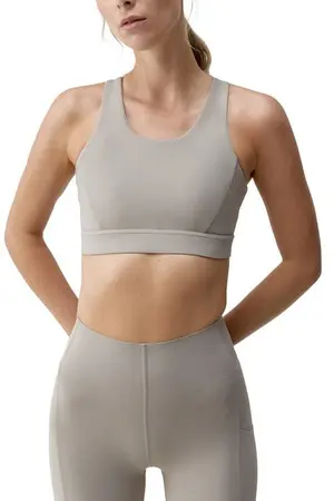 BORN LIVING YOGA High Support Performance Sport Top - Grain