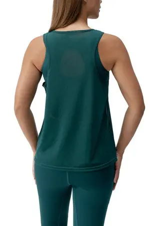 BORN LIVING YOGA Bora Performance Sport T-shirt - Deep Green