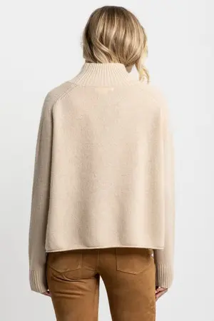 Lisa Todd Cashmere Speakeasy Sweater - Latte