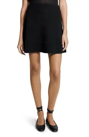 Theory Lapped Seam Miniskirt