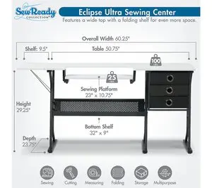 SEW READY Eclipse Ultra Sewing Table