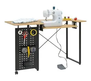 SEW READY Pivot Sewing Table With Swingout Stor Age Panel - One-color