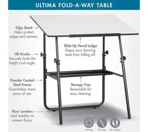STUDIO DESIGNS HOME Studio Design Ultima Height Adjustable Folding Able