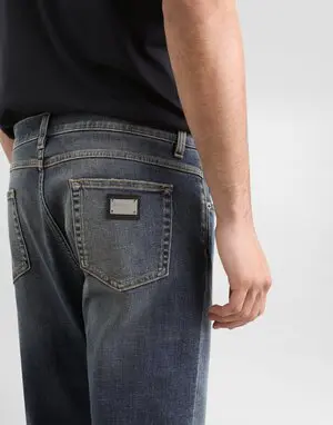 Dolce & Gabbana Regular-fit Stretch Jeans - Multicolor