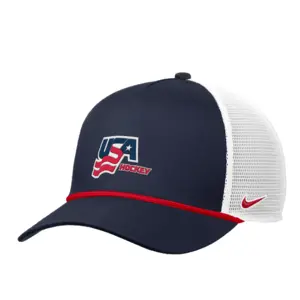 Nike Team Usa Hockey Rise Trucker Cap - Blue