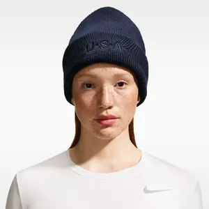 Nike Usa Peak Beanie - Blue