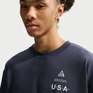 Nike Usa Dri-fit Short-sleeve T-shirt - Blue