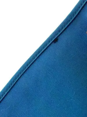 Hermès Herbag Zip Leather And Toile 31 Shoulder Bag - Blue