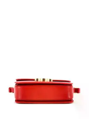 Celine Triomphe Smooth Calfskin Teen Shoulder Bag - Red