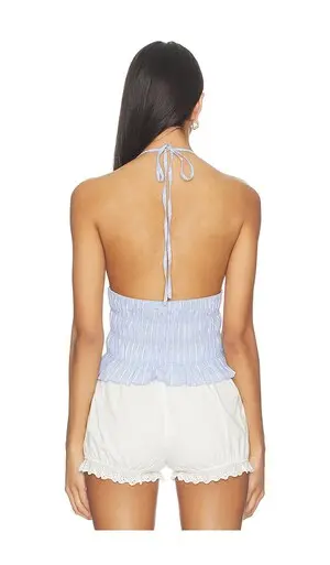 NIA Chandler Top - Chambray