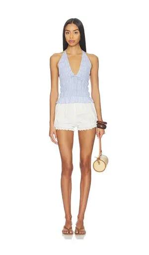 NIA Chandler Top - Chambray