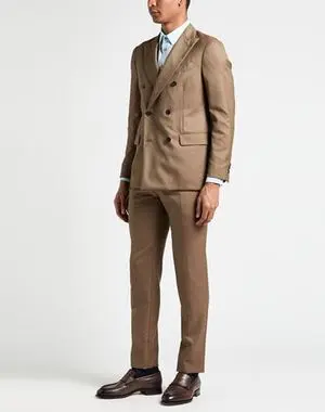 Boglioli Suit Khaki Size Wool