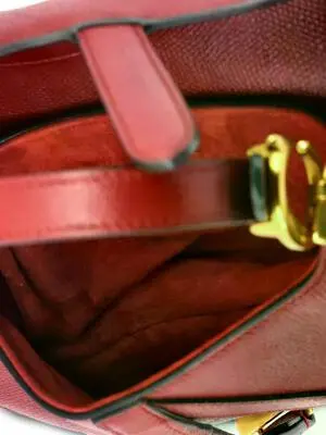 Dior Saddle Handbag Leather Mini Shoulder Bag - Red