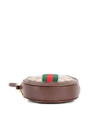 Gucci Ophidia Round Gg Coated Canvas Mini Backpack