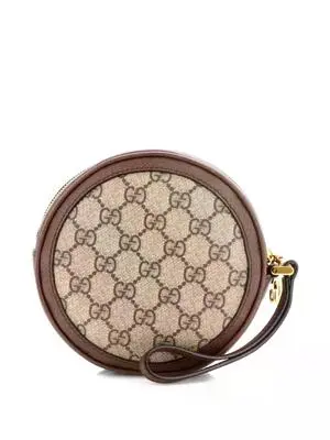 Gucci Ophidia Round Gg Coated Canvas Mini Backpack
