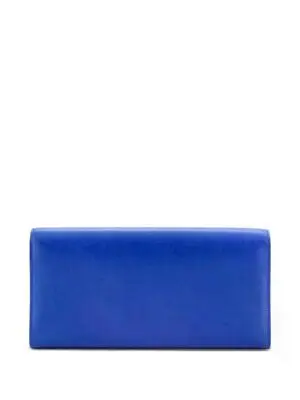 Saint Laurent Classic Monogram Long Clutch Bag - Blue
