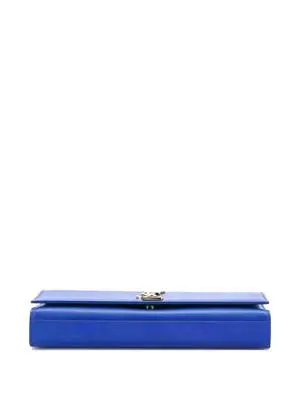 Saint Laurent Classic Monogram Long Clutch Bag - Blue