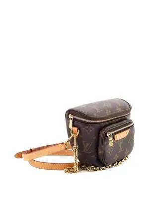 LOUIS VUITTON Bum Bag Monogram Canvas Mini Belt Bag