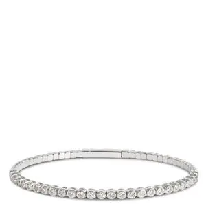 Benbridge Bezel Set Diamond Bangle Bracelet - I-j