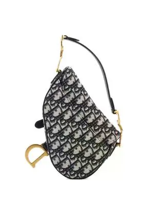 Dior Saddle Handbag Oblique Canvas Mini