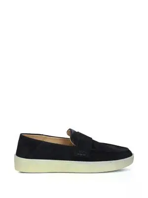 BOSS Suede Slip-on Boat Shoes