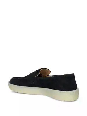 BOSS Suede Slip-on Boat Shoes