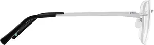 Zenni Lightweight Geometric Rimless Titanium Glasses