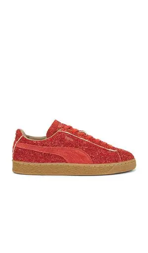 PUMA X Danielle Cathari Suede Fuzzy Sneaker