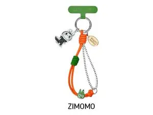 POP MART Phone Charm The Monsters Labubu 10th Anniversary Series Zimomo - Multicolor