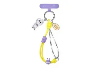 POP MART Phone Charm The Monsters Labubu 10th Anniversary Series Spooky - Multicolor