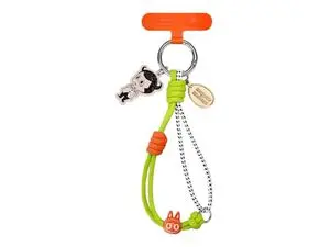 POP MART Phone Charm The Monsters Labubu 10th Anniversary Series Yaya - Multicolor