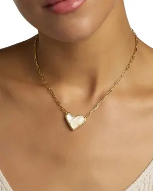 Kendra Scott Ari Heart Statement Pendant Necklace