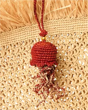 BTB LOS ANGELES Raffia Jellyfish Bag Charm - Multi