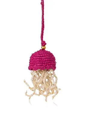 BTB LOS ANGELES Raffia Jellyfish Bag Charm - Multi