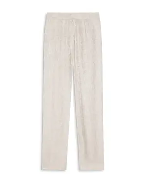 Emporio Armani Textured Jacquard Pants