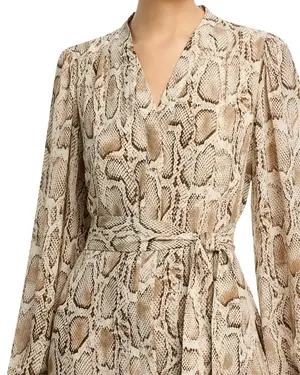 Kobi Halperin Samara Printed Dress - Ecru Multi