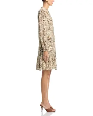 Kobi Halperin Samara Printed Dress - Ecru Multi