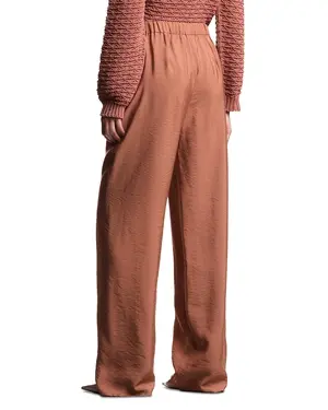 Emporio Armani Textured Straight Leg Pants