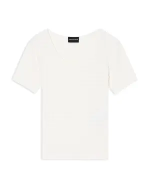 Emporio Armani Geometric Jacquard Top