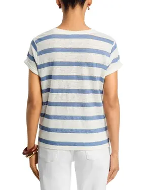 Kobi Halperin Kendall Knit Top - Blue/ivory