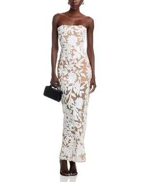 BRONX AND BRONCO Dahlia Strapless Maxi Dress