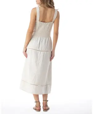 Heaven Mirabel Lightweight Smocked Midi Dress