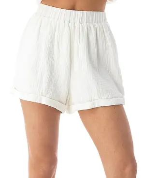 Heaven Jack Textured Pull-on Shorts