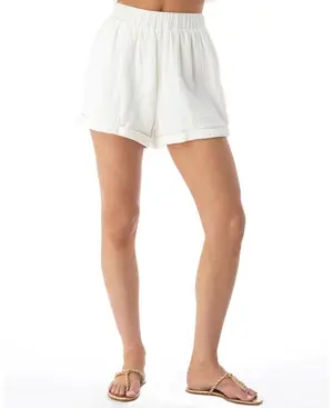 Heaven Jack Textured Pull-on Shorts