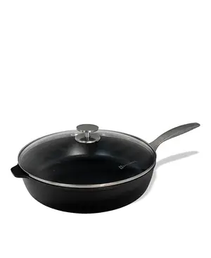 SWISS DIAMOND Chd Saute Pan, 5.8 Qt - Deep Charcoal Grey