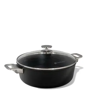 SWISS DIAMOND Chd Braiser, 5.3 Qt - Deep Charcoal Grey