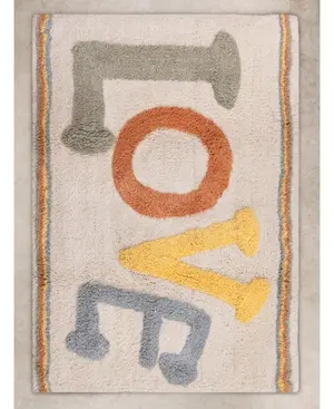 GAURI KOHLI Love Bath Mat, 36" L X 24" W